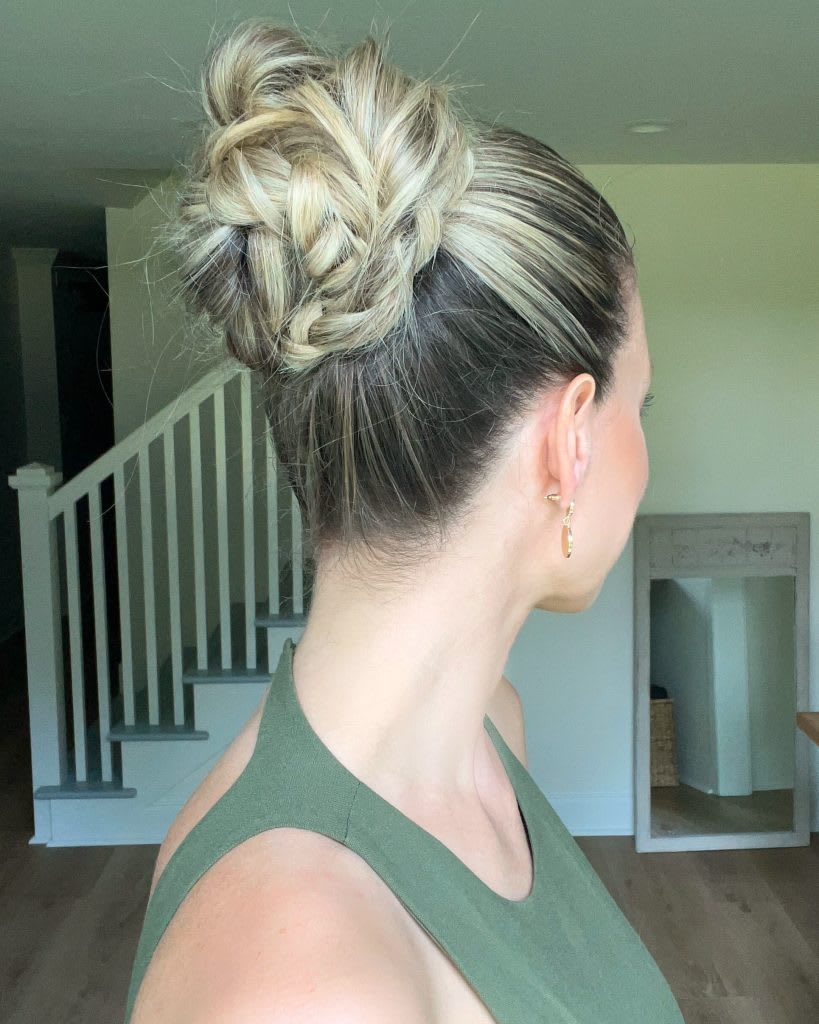 How To Do A Braided Bun, The Easiest Special Occasion Updo - Lulus.com ...