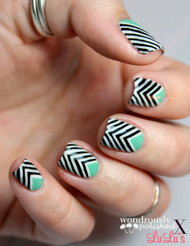 Manicure Monday: Chevron Nail Tutorial - Lulus.com Fashion Blog