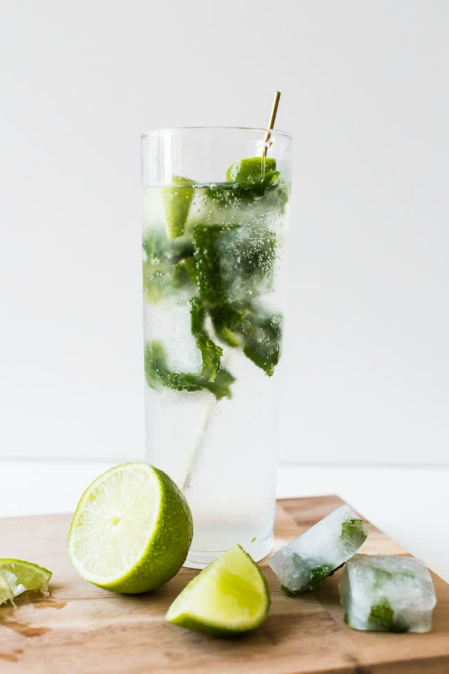Mojito Ice Cubes with Ashley of Sugar and Cloth