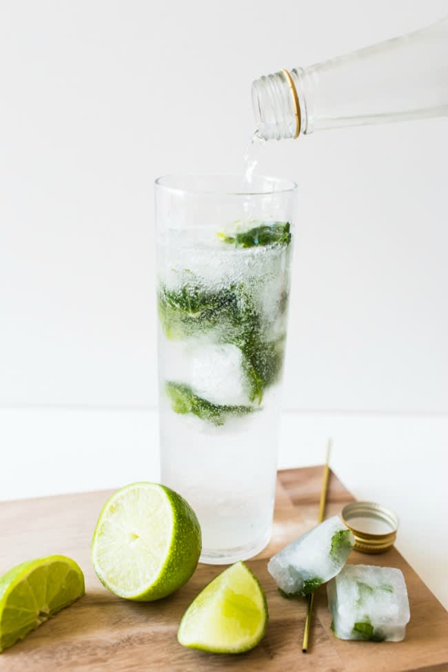 Mojito Ice Cubes with Ashley of Sugar and Cloth