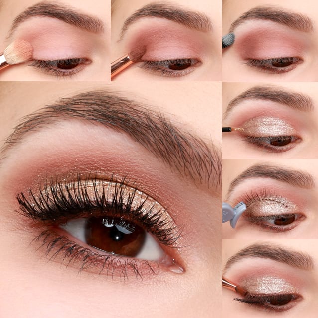 Pink And Gold Makeup Tutorial | Saubhaya Makeup