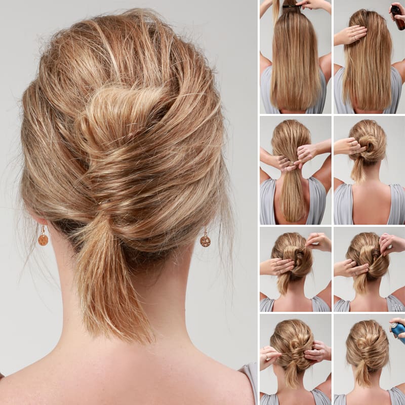 Lulus How-To: Twisted Up-Do - Lulus.com Fashion Blog