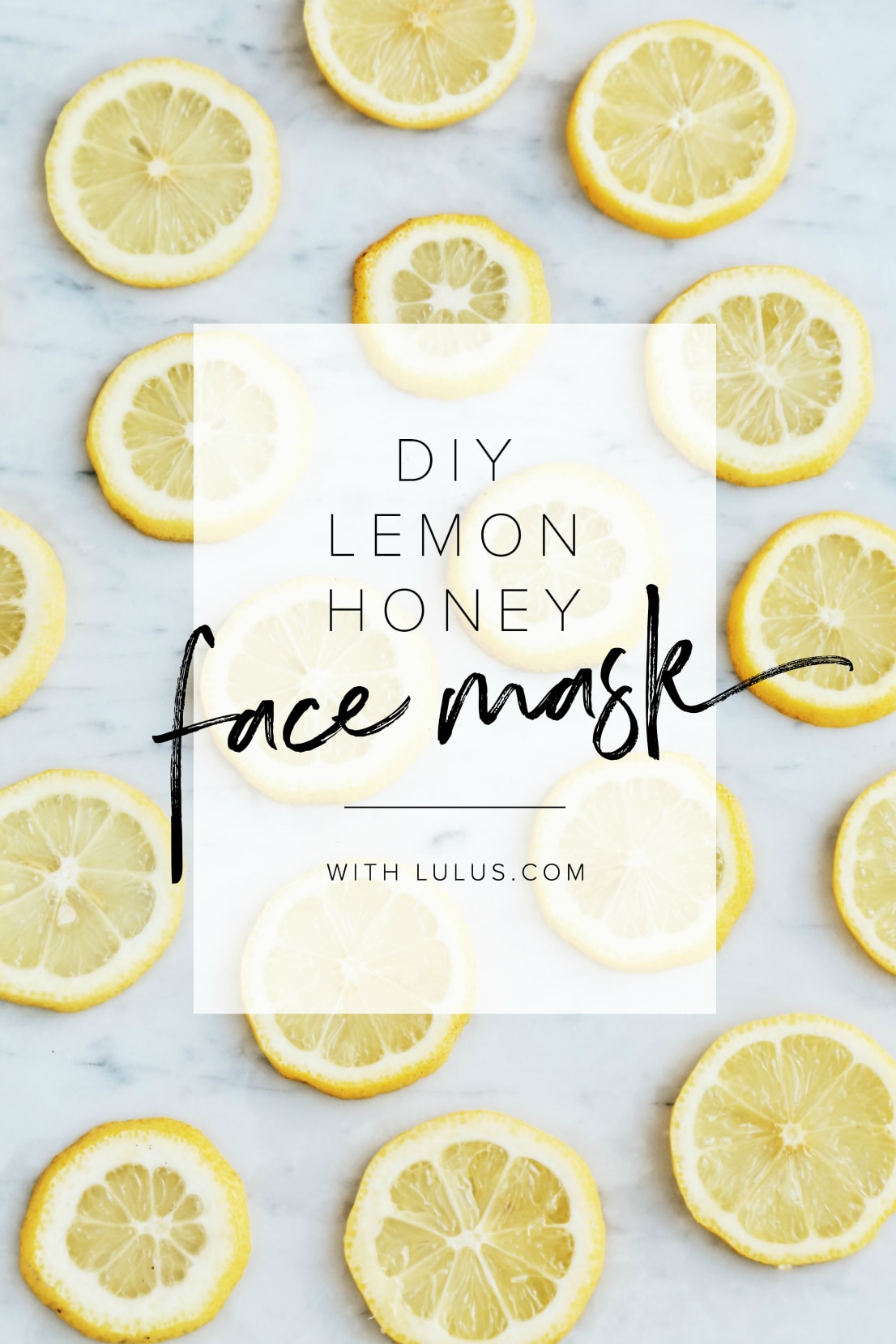 Get Pampered: DIY Lemon Honey Face Mask - Lulus.com Fashion Blog