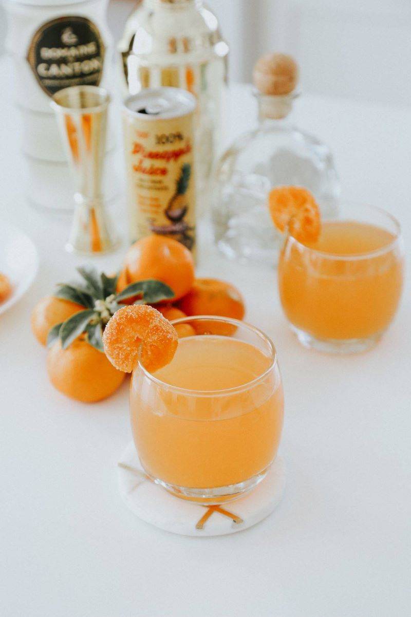 Mandarin Cocktail : Toast to Summer with a Mandarin Tequila Smash!