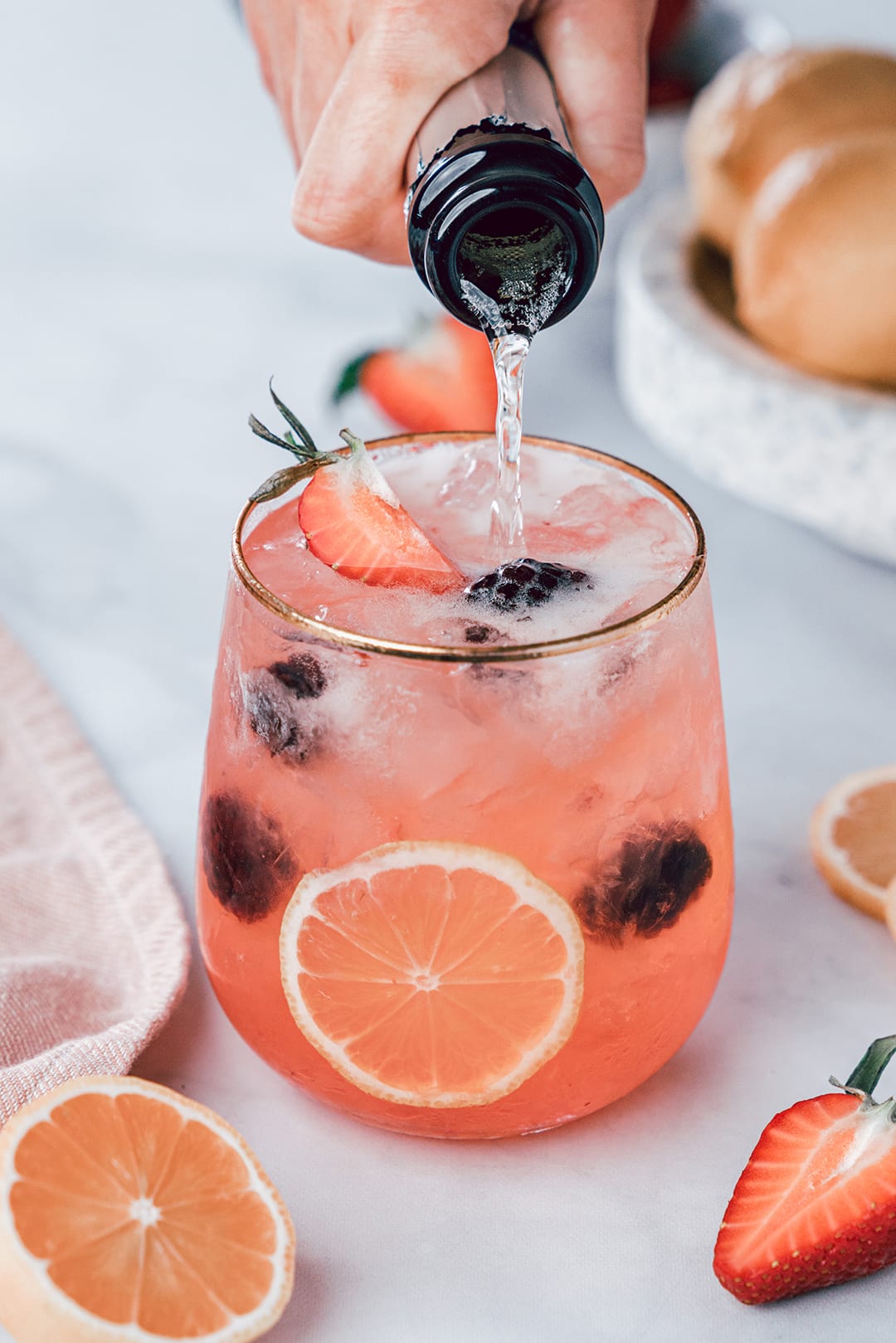 Happy Hour At Home: Sparkling Berry Cocktail - Lulus.com Fashion Blog