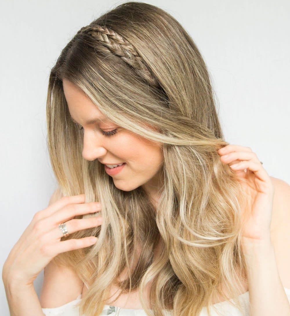 Hair Tutorial: How To Do A Headband Braid - Lulus.com Fashion Blog