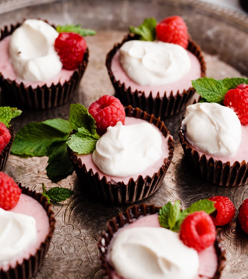 Chocolate Raspberry Mousse Cups Are The Perfect Bridal Shower Food ...