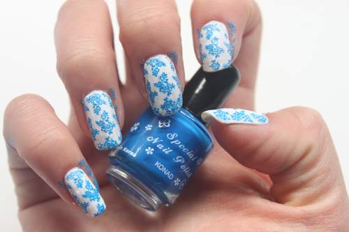 Manicure Monday: Toile de Jouy Nails with Sam and Syl! - Lulus.com ...