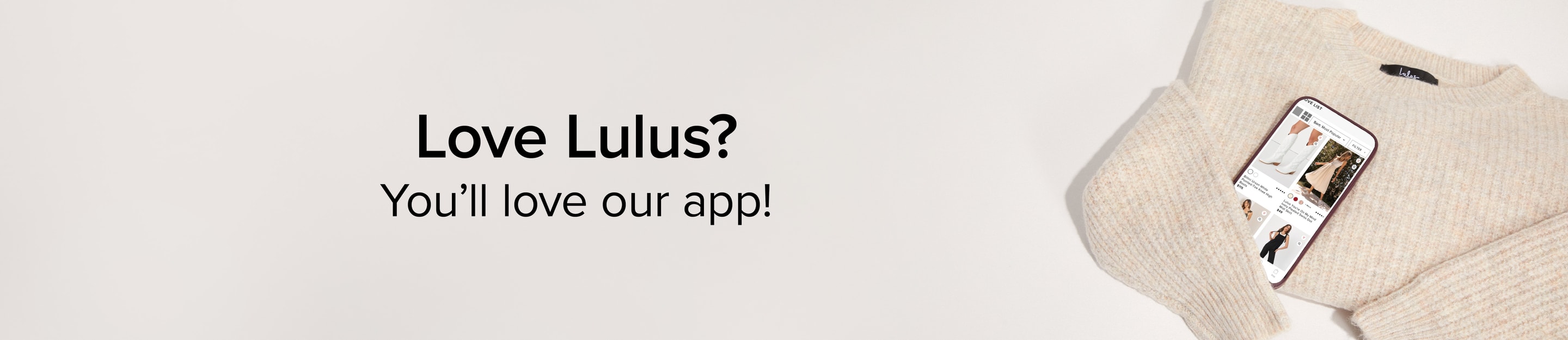 Shop Lulus on Our New Fashion App!