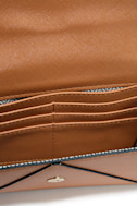 Chic Tan Clutch - Envelope Clutch - Vegan Leather Clutch - $35.00