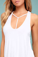 Free People Amelia Tank - White Tank Top - Racerback Tank Top - $38.00