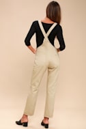 Rollas Original Straight Overalls - Beige Overalls