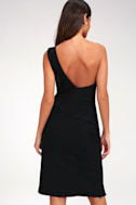 Finders Keepers Oblivion - Black One-Shoulder Dress