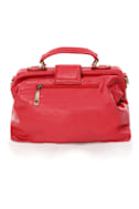 Chic Structured Handbag - Red Handbag - Vegan Leather Purse - $42.00