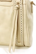 Roomy Beige Handbag - Oversized Handbag - Structured Handbag - Beige ...