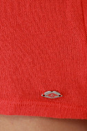 Volcom Voices Carry Pullover - Hooded Sweater - Coral Red Sweater - $59.50