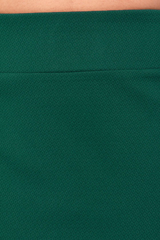 Cute Green Skirt - Midi Length Skirt - Pencil Skirt - $35.00