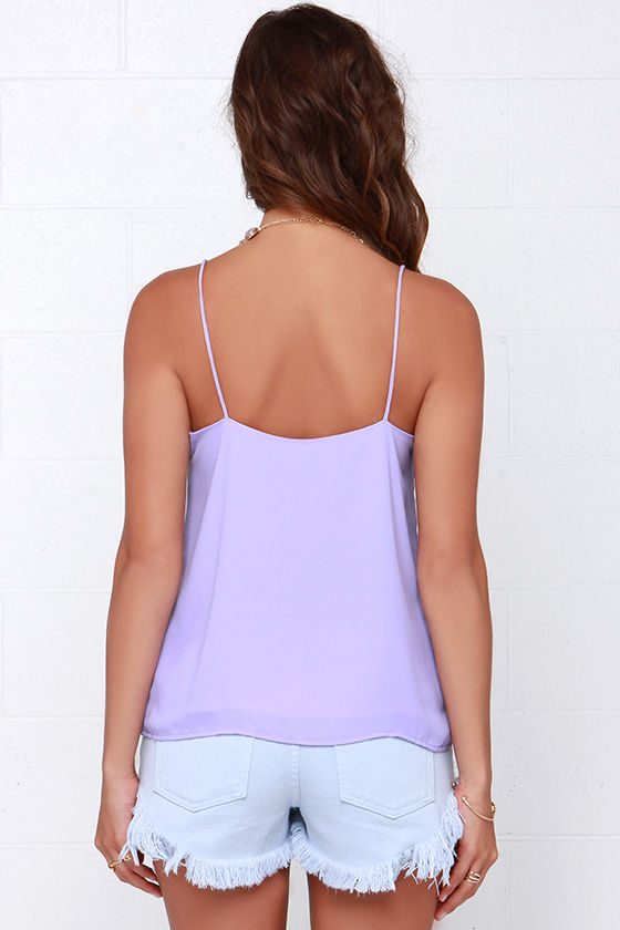 Cami Top - Lavender Top - Tank Top - $29.00