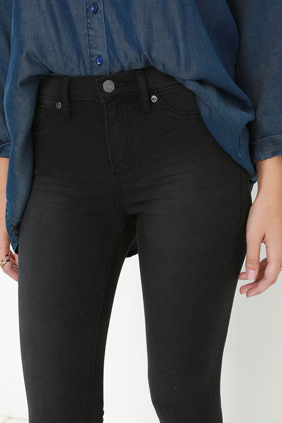 Dittos Kelly Leggings - Washed Black Leggings - High-Rise Jeggings - $69.00