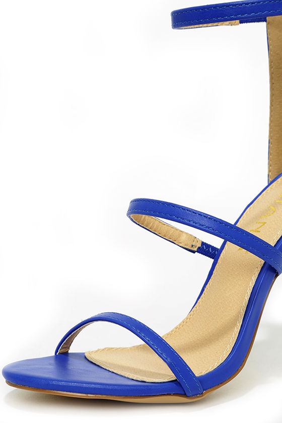 Sexy Blue Heels - Dress Sandals - High Heel Sandals - $32.00