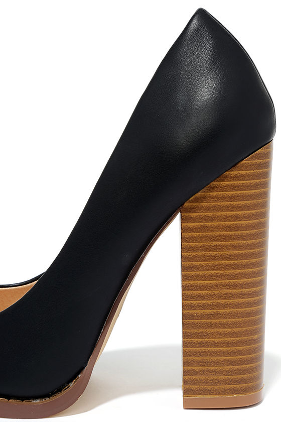 Chic Black Heels - Black Pumps - Pointed Pumps - $32.00