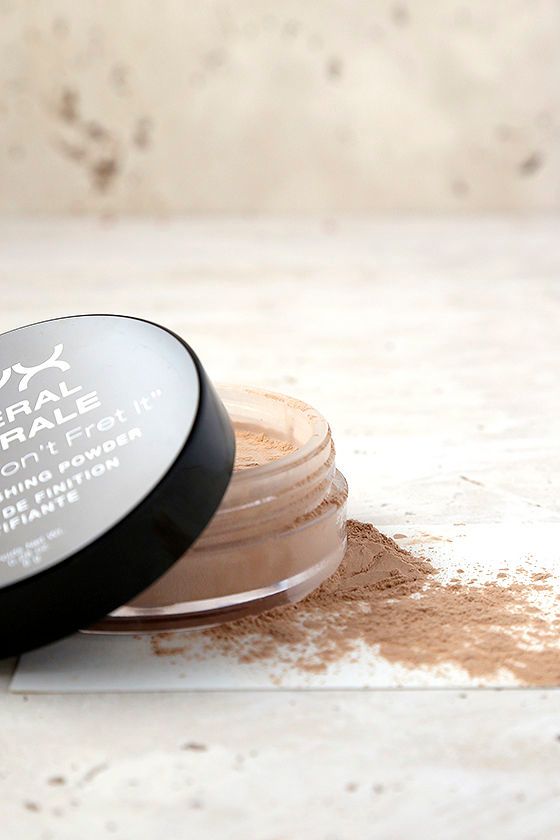 NYX Medium Dark Mineral Matte Finishing Powder - Medium Mineral Powder ...