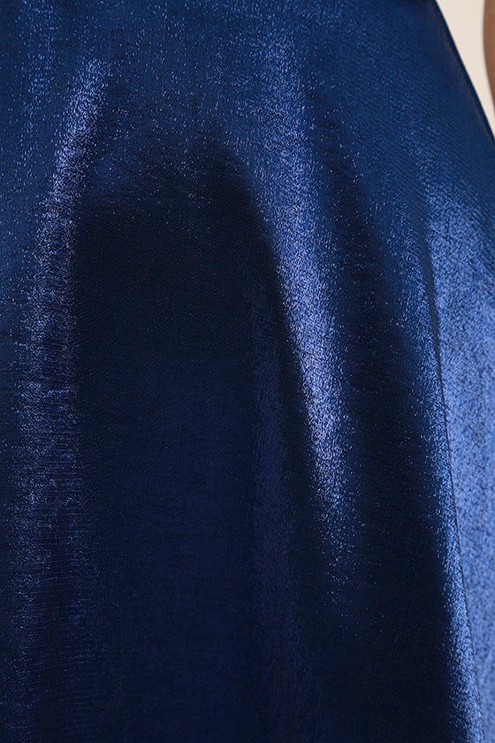 Sexy Navy Blue Dress Skater Dress Backless Dress Party Dress 54 00