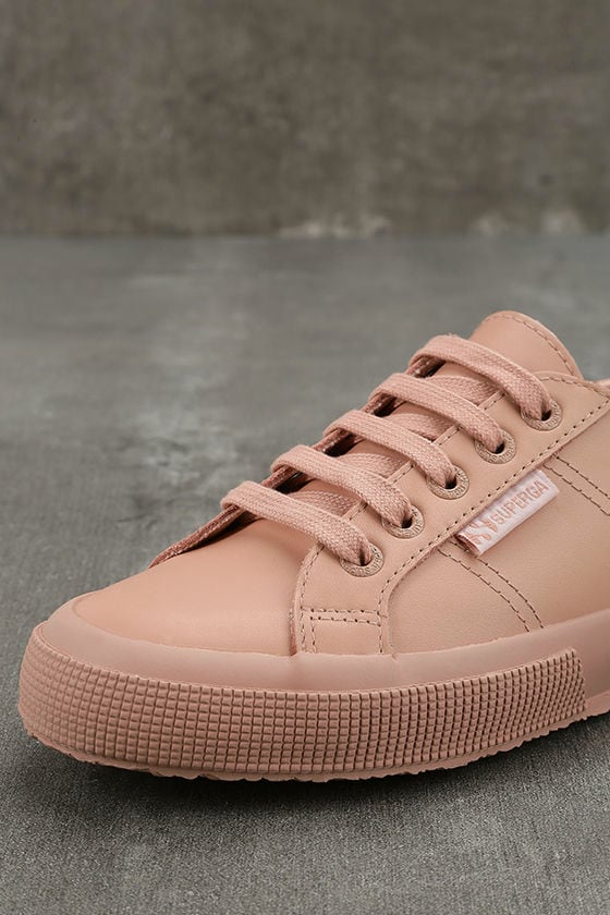 Superga 2750 Fglu Pink Leather Sneakers Pink Sneakers 99 00