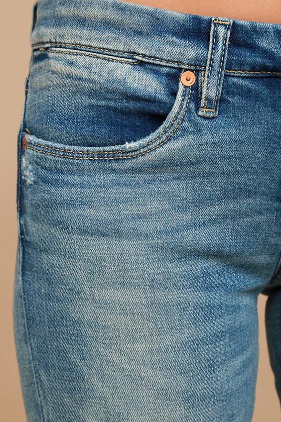 Blank NYC Intro - Medium Wash Jeans - Distressed Jeans - Ankle Skinny ...