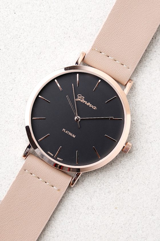 Chic Beige Watch - Vegan Leather Watch - Women's Watch