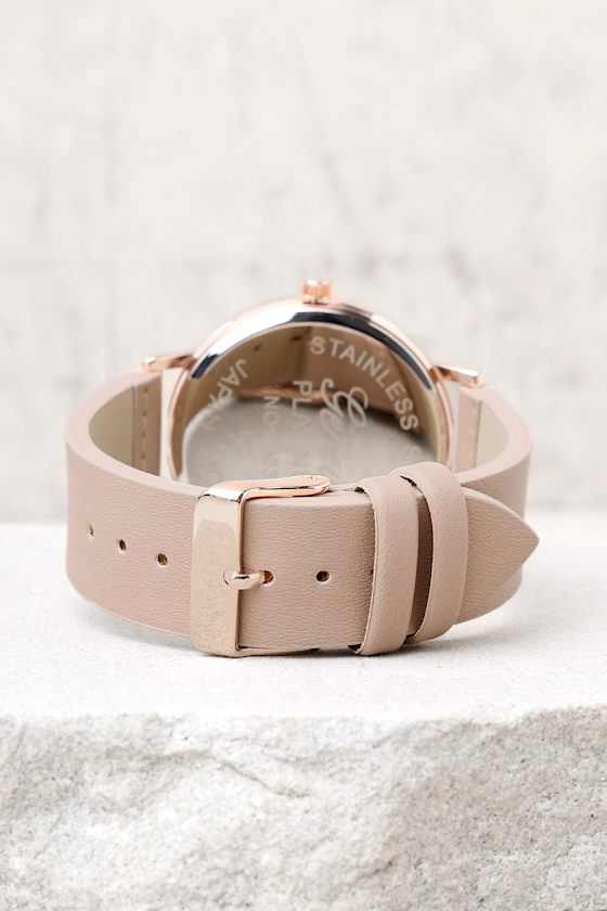 Chic Beige Watch - Vegan Leather Watch - Women's Watch