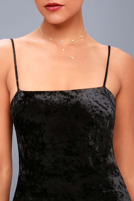 Sexy Black Velvet Dress Velvet Bodycon Dress Lbd