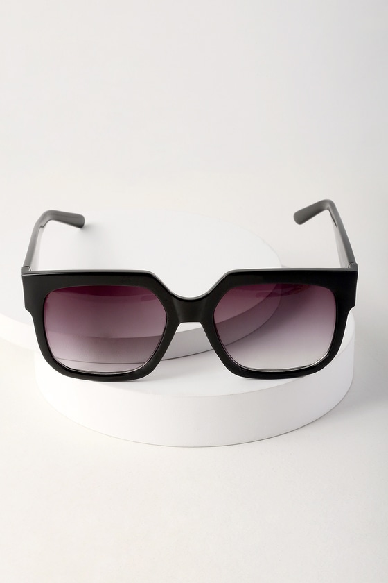 Chic Black Sunglasses Square Sunglasses Essential Sunglasses