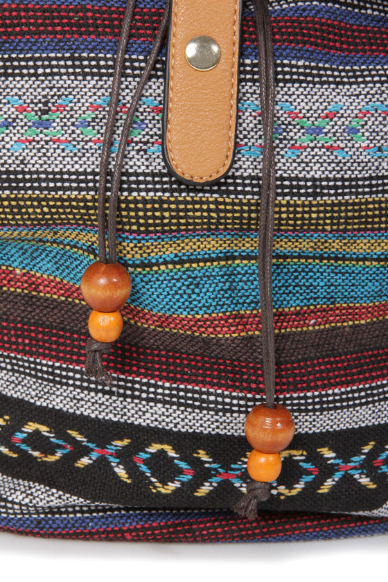 Cool Guatemelan Print Backpack - Tribal Print Backpack - Ethnic Print ...