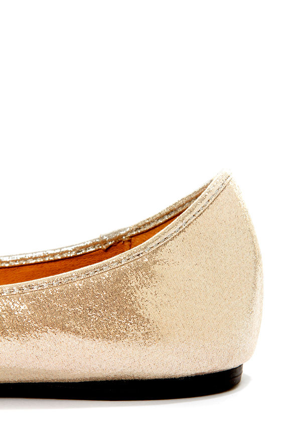 Talia 02 Silver Metallic Pointed Flats - $19.00