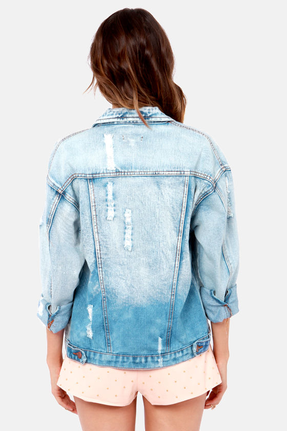 Cute Denim Jacket - Blue Jacket - Jean Jacket - $79.00