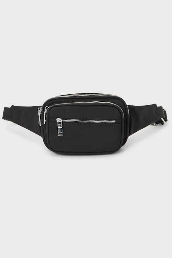 Chic Black Fanny Pack - Convertible Fanny Pack - Sling Fanny Pack - Lulus