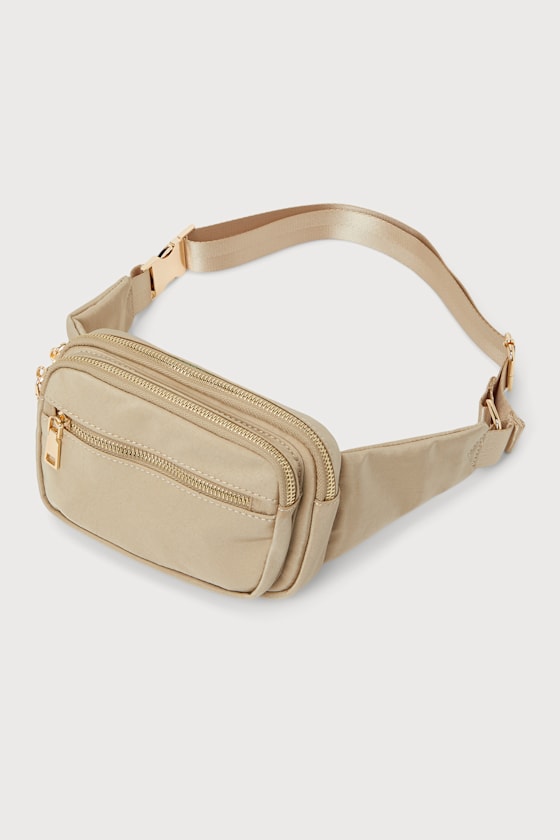 Taupe Fanny Pack - Convertible Fanny Pack - Sling Fanny Pack - Lulus