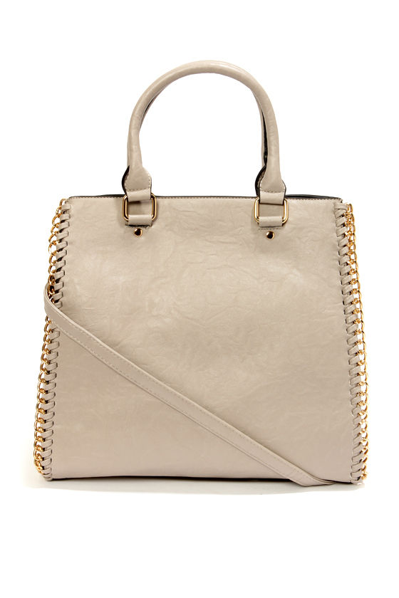 Cute Taupe Handbag - Taupe Purse - Taupe Tote - $49.00 - Lulus