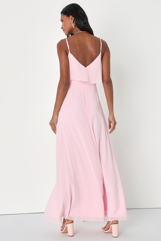 Blush Pink Maxi Dress Maxi Dress Sleeveless Maxi Dress Lulus
