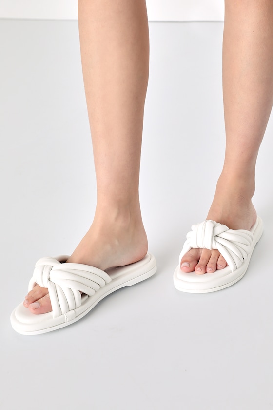 Seychelles Simply The Best - Slide Sandals - Knotted Sandals - Lulus