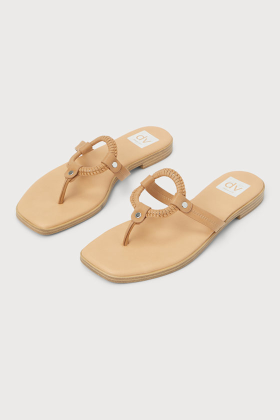 Dolce Vita Marta - Tan Thong Sandals - O-Ring Slide Sandals - Lulus