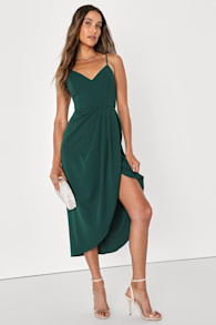 Green Midi Dresses - Lulus