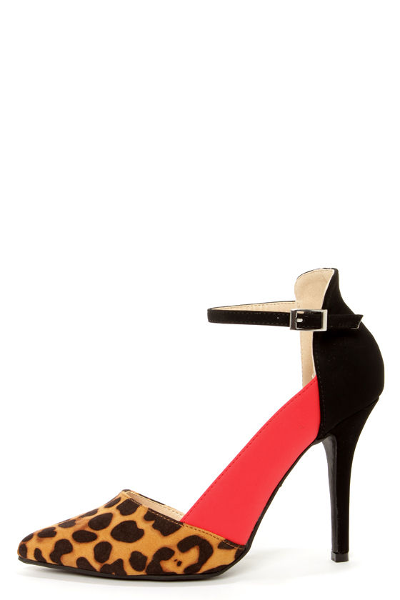 Anne Michelle Momentum 36 Leopard Print D'Orsay Pointed Pumps - $31.00 ...