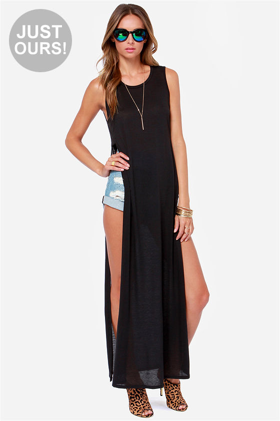 Cute Black Top - Maxi Top - Sleeveless Top - $38.00 - Lulus