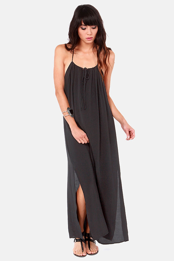 Lucy Love Paris Dress - Black Dress - Maxi Dress - $55.00 - Lulus