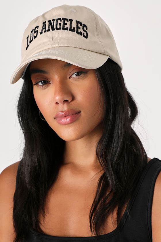 Embroidered Baseball Cap - Beige Baseball Cap - Baseball Cap - Lulus