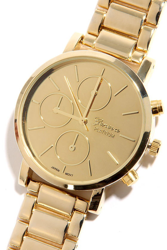 Classic Gold Watch - Boyfriend Watch - $23.00 - Lulus