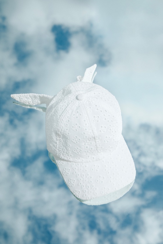 White Baseball Cap - Eyelet Hat - Embroidered Baseball Cap - Lulus
