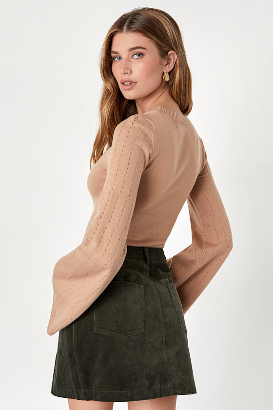 Olive Green Skirt - Corduroy Mini Skirt - Corduroy Skirt - Lulus